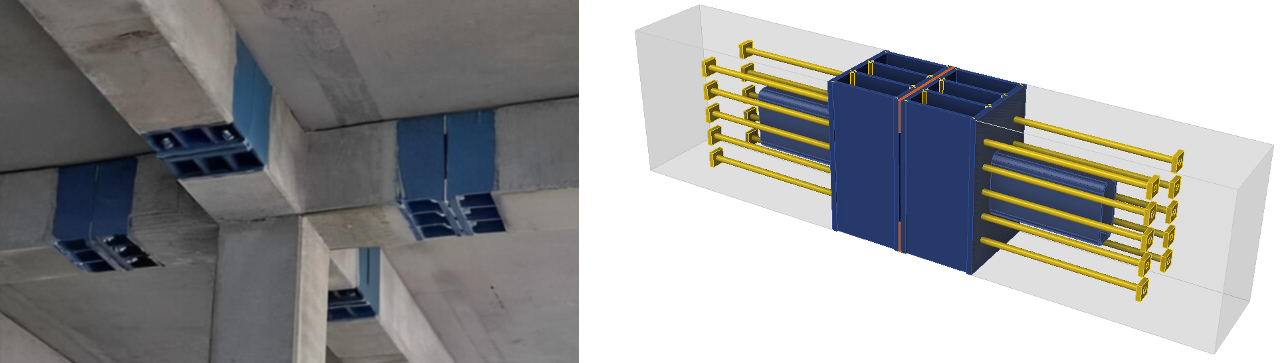 Precast Beam Splice (Beam to Beam Connection) | IDEA StatiCa